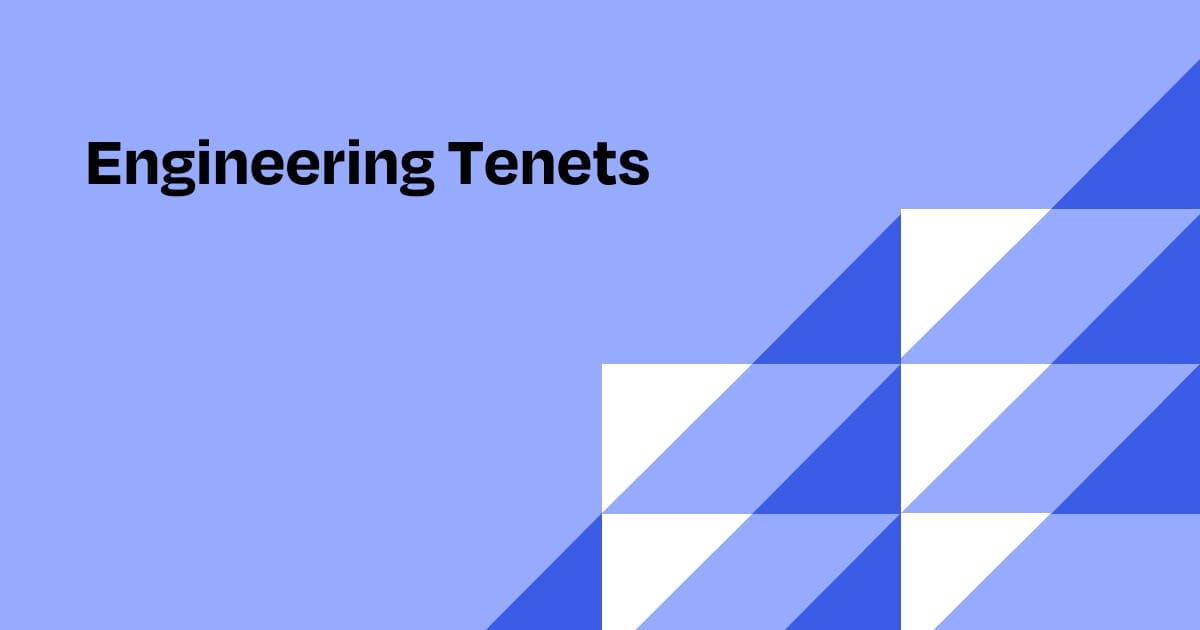 Engineering Tenets | Togai